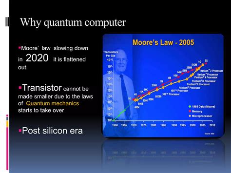 Quantum Computer Ppt Pptx Physics Science