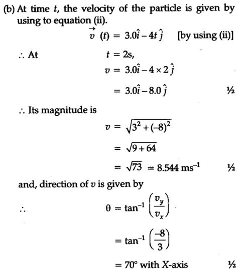 The Position Vector Of A Particle Is Given By CBSE Class Physics Learn CBSE Forum