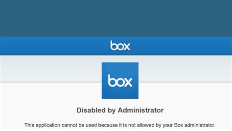 Box Sync Has Been Disabled By Administrator Box Support