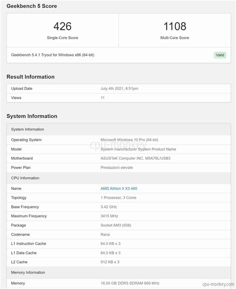 AMD Athlon II X3 460 Benchmark, Test and specs
