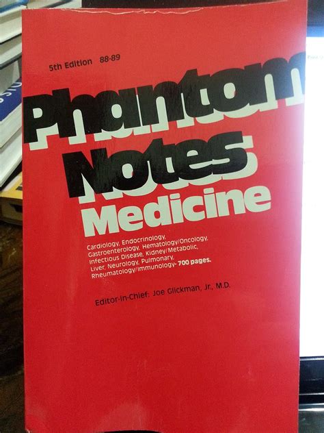 Buy Phantom Notes Medicine Book Online At Low Prices In