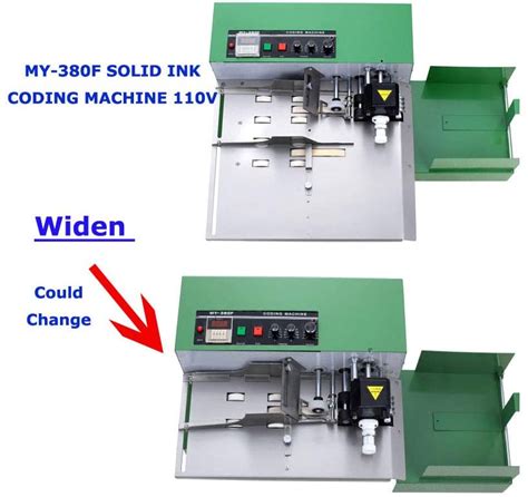 Intbuying My 380f Solid Ink Wheel Label Coding Machine Auto Dry Batch