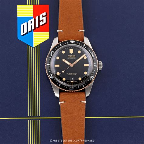 Pre Owned Oris Divers Sixty Five 40mm 01 733 7707 4354 07 5 20 45