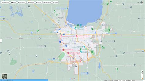 Fond Du Lac Wisconsin Map United States