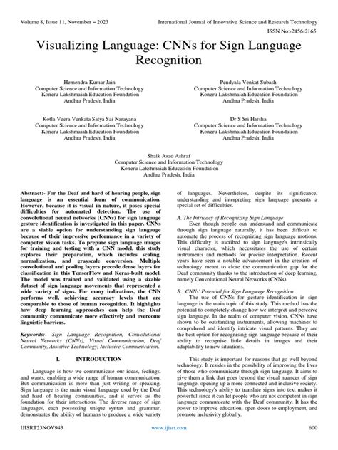 Visualizing Language Cnns For Sign Language Recognition Pdf