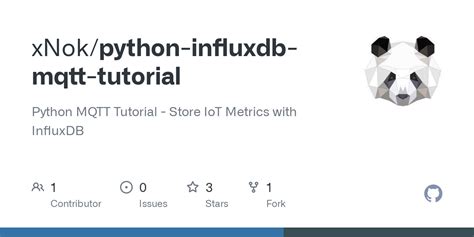 Github Xnokpython Influxdb Mqtt Tutorial Python Mqtt Tutorial