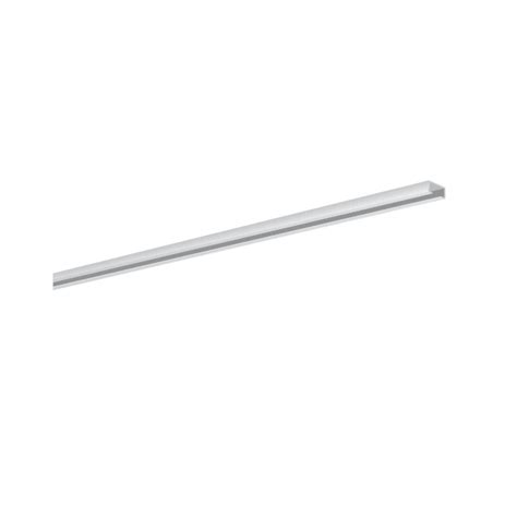 Calha Cortina Plástica Branca Tipo C 2500mm Albicampo