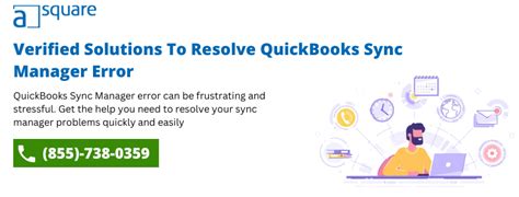Verified Solutions To Resolve QuickBooks Sync Manager Error