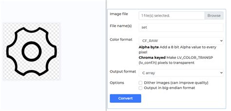How To Display A Picture On A Monochrome Screen General Discussion LVGL Forum