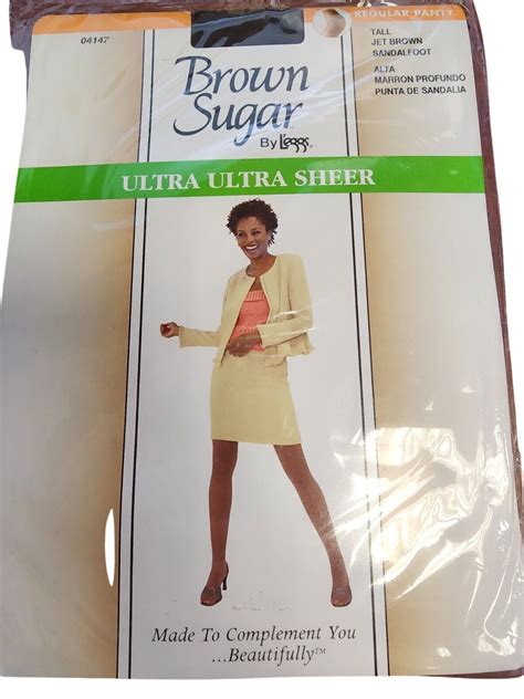 Brown Sugar Leggs Queen Size Ultra Ultra Sheer Tall Jet Brown