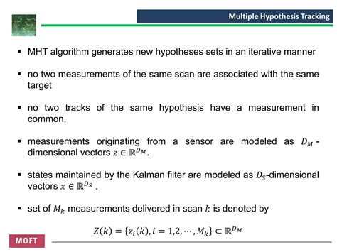 Mht Multi Hypothesis Tracking Part1 Ppt