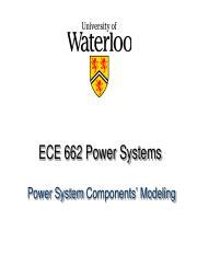Power System Components Modeling A Comprehensive Study For ECE Course Hero