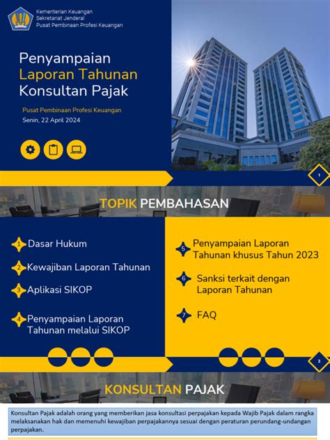 2023 Tutorial Penyampaian Laporan Tahunan Konsultan Pajak 2023 Pdf