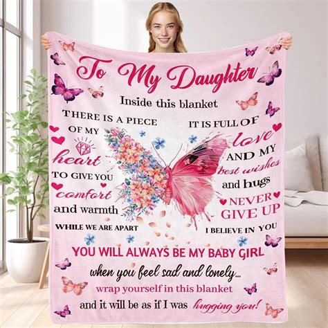 Daughter Ts Butterfly Throw Blankets To My Daughter Blanket T