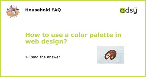 How To Use A Color Palette In Web Design