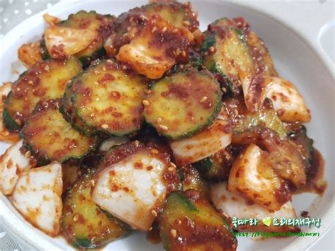 간단한 오이반찬 오이요리 오이무침오이양파무침