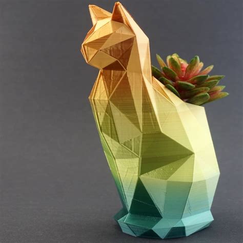 Cat Planter Etsy
