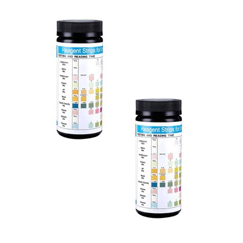 2pcs 10 In 1 Strip Test Strips 10 Parameters Testing Analysis Reagent