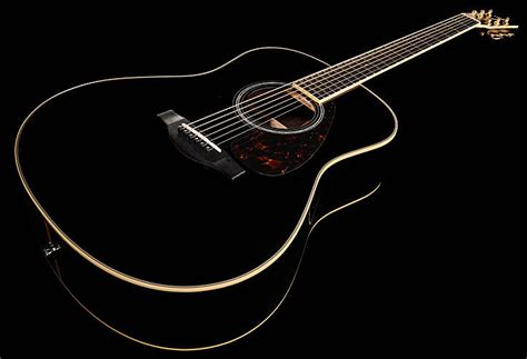 Yamaha Ll6 Are Black Folk Guitar