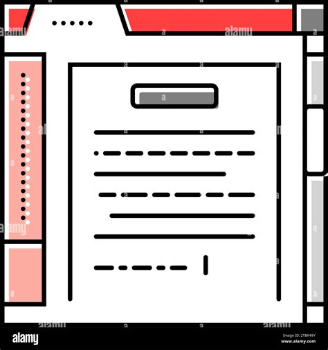 Writing Manuals Technical Writer Color Icon Vector Illustration Stock Vector Image And Art Alamy