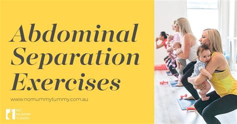 Abdominal Separation Exercises Abs Workout Abdominal Pregnancy Prevention