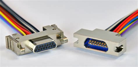 Omnetics Latching Micro D Connector With Squeeze Latch System