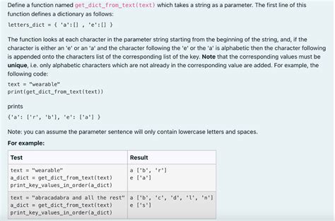 Solved Define A Function Named Getdictfromtext Text