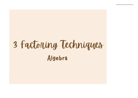 3 Method On Solving Polynomials Mathematics Stuvia Us