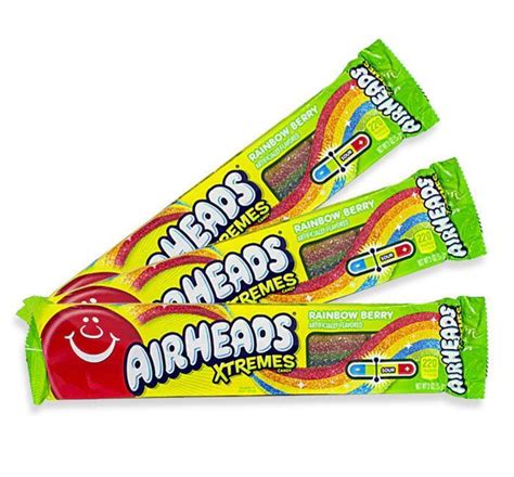 Airhead Extremes New Flavors Airhead Extreme Hoppin Berry Candy