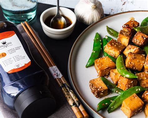 low calorie sugar snap and paneer maple stir fry three kings club