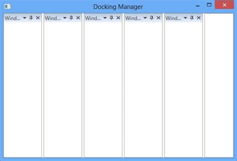 Dealing With Windows In WPF Docking Control Syncfusion