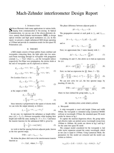 Ebeammohsam997 Pdf Interferometry Waveguide