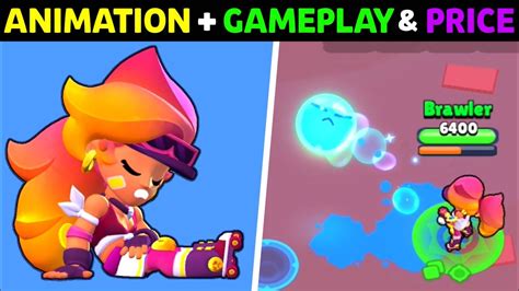 Brawl Stars Bubble Trouble Amber Gameplay Animation And Cost Youtube