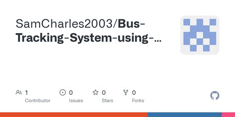 Github Samcharles2003bus Tracking System Using Esp8266 And Xampp In Python