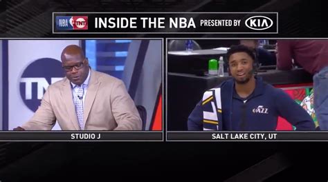 Shaq And Donovan Mitchell Had An Incredibly Awkward Postgame Interview