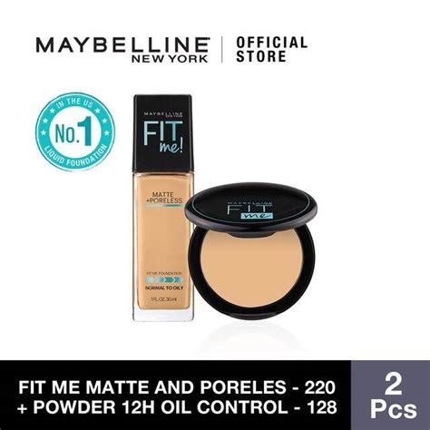 Maybelline Fit Me Matte And Poreless Foundation 220 Natural Beige