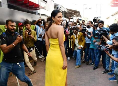 Check Out Kiara Advani Latest Hot And Sexy Yellow Dress Photos