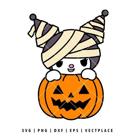 Kuromi With Pumpkin Svg Halloween Svg Sake Fai Da Te