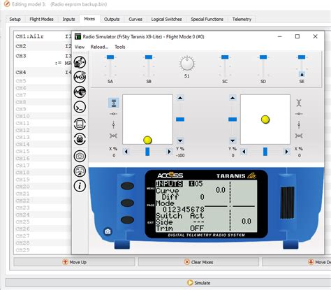 Act Switch Setting Not Recognized In Companion · Issue 6851 · Opentx