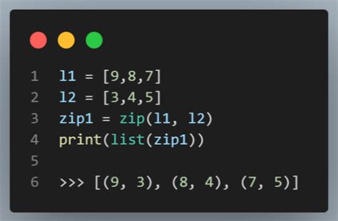 Python zip 함수 사용 방법