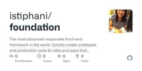 github istiphani foundation the most advanced responsive front end