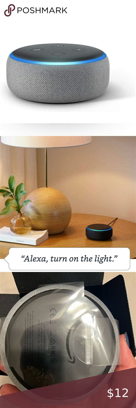 Echo Dot Rd Gen Smart Speaker With Alexa Heather Gray Artofit