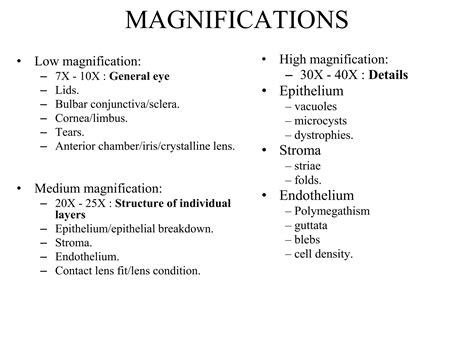 Slit Lamp Techniques Pptx