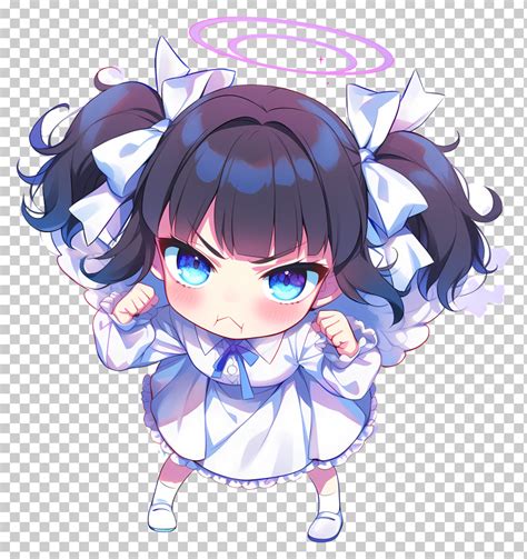 Chibi Girl Angry