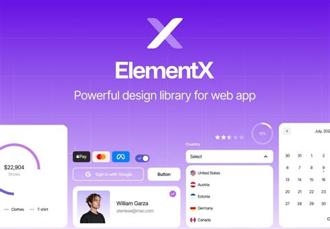 100 屏模块化saas服务平台电商数据看板仪表盘ui界面设计figma模板套件 Elementx — Design System And Ui Kit