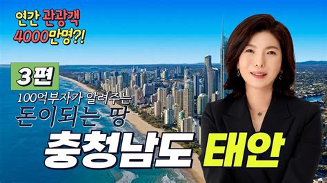 토지투자 강의 3편 글로벌 관광산업의 거점 2│서해안 땅투자 태안 부동산 재테크 방법 youtube