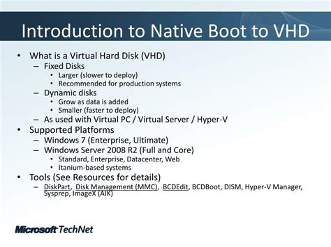 PPT Native Boot To VHD Part I Overview PowerPoint Presentation Free