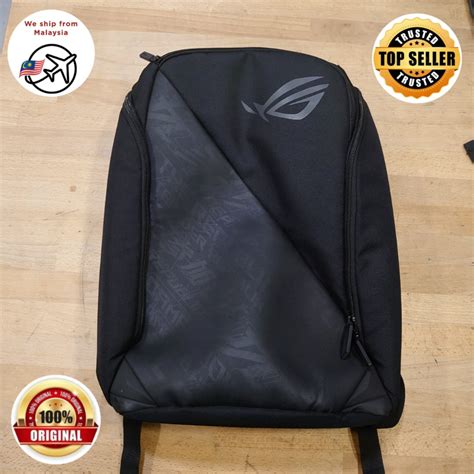 Rog Gaming Asus Backpack Laptop Bag Original Used Shopee Malaysia