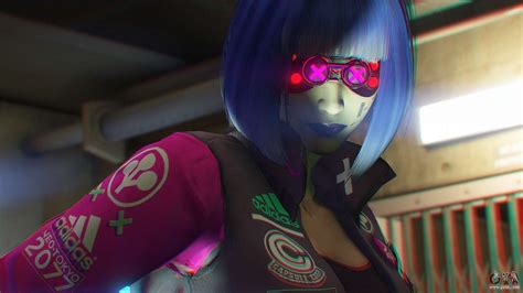 Cyberpunk Custom Female Ped For Gta 5