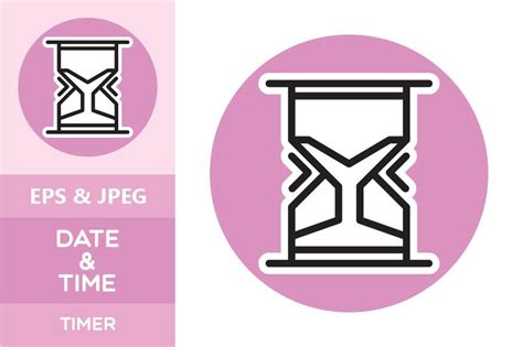Date And Time Icon Timer Graphic By Beldonbenediktus · Creative Fabrica